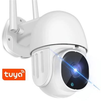 China Tuya Smart PTZ Outdoor IP Camera 1080P 2MP HD WiFi Security Camera Waterproof CCTV Surveillance for sale