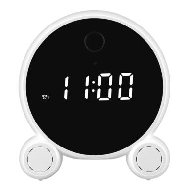 China Tuya WiFi Battery Camera with Clock Design 1080P HD Indoor Security Monitor for sale