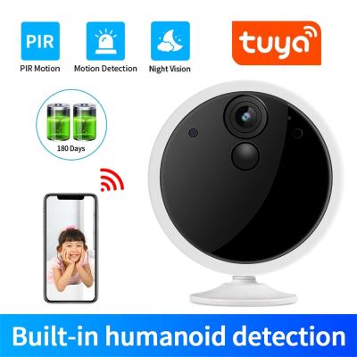 China Tuya Smart 1080P WiFi Battery Security Camera 2MP HD PIR Surveillance CCTV with App Control for sale