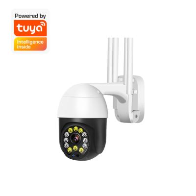China 1080P Outdoor Waterproof Mini Speed Dome Camera Dual Light IR White LED Motion Detection for sale