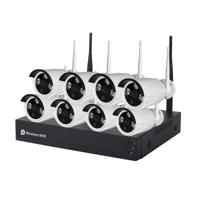 China Unistone 8CH Outdoor Wireless WiFi 2MP CCTV Security NVR Kit 1080p Night Vision for sale