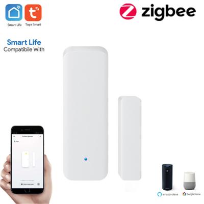 China Tuya Smart Zigbee Door Window Contact Sensor WL-19DWZ 100m Range Battery Powered for sale