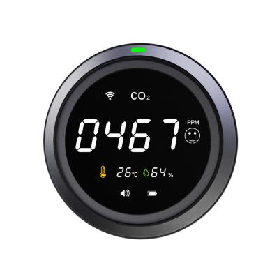 China Thermometer and Hygrometer Wi-Fi CO2 Carbon Dioxide Detector(PTH-8) for sale