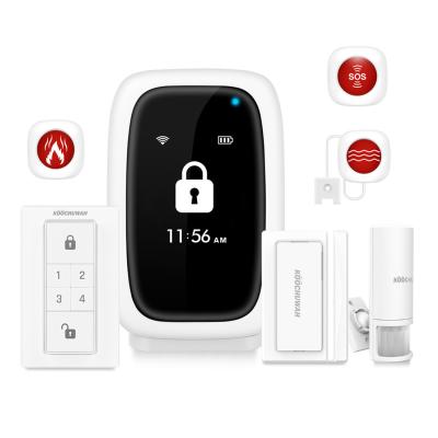 China WiFi Wireless Smart Home Security Alarm System KOS-F4010W 433MHz for sale