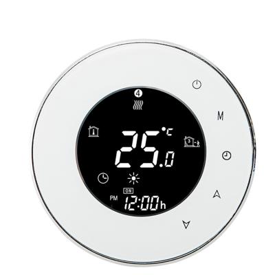 China WiFi Indoor Thermostat 16A Electric Heating with Mobile App Remote Control BHT-6000GBLW for sale