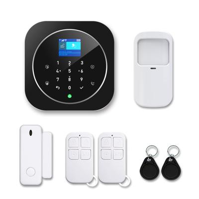 China WiFi GSM Home Alarm System 433MHz Touch Keypad Tuya APP Remote Control IOS Android for sale