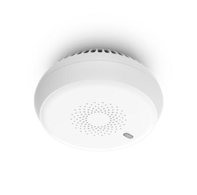 China Zigbee Smoke Sensor SS-SM100 100dB Alarm Wireless Fire Detector for Home Security for sale