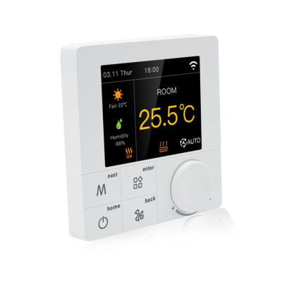 China R8C.716 RGB LCD Smart Wi-Fi Thermostat 16A Electric Heating Works with Alexa Google for sale