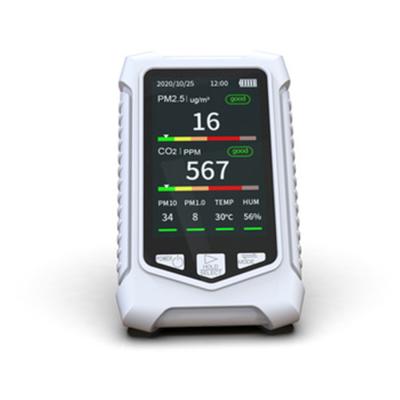 China CO2 Detector PM2.5 TVOC HCHO Gas Tester DM126 Indoor Air Quality Monitor for sale