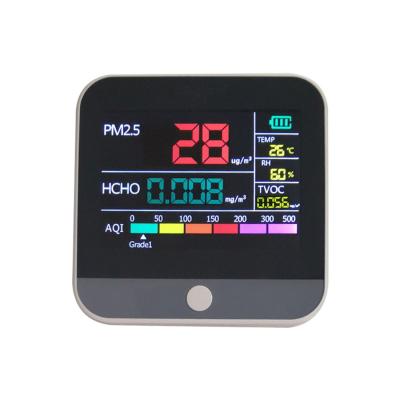 China Portable Air Quality Detector PM2.5 TVOC HCHO Formaldehyde Tester USB Charging DM306 for sale
