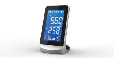 China Air Quality Monitor PM2.5 CO2 Detector 72D Indoor Air Tester for sale