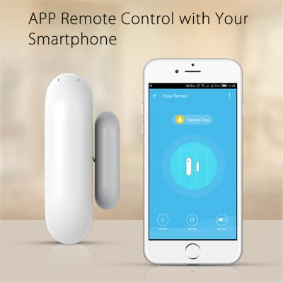 China Smart Door Window Sensor NAS-DS01W WiFi Zigbee Compatible 100m Range for sale