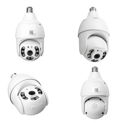 China 3MP WiFi PTZ Security Camera Bulb with Night Vision Tuya Smart Life Compatible 360 Degree for sale