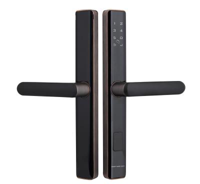 China Zinc Alloy Biometric Fingerprint Smart Door Lock 180 Degree Split Design for Home Apartment Security for sale