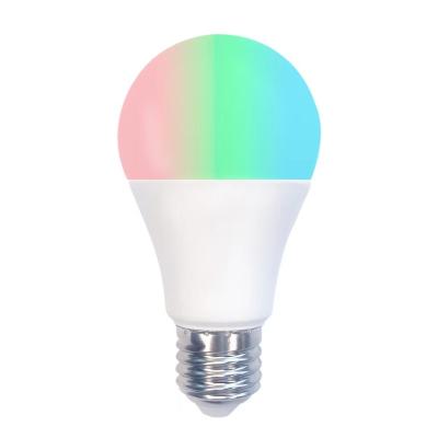 China Smart Life Rechargeable Tuya Smart Multicolor Light Bulb 9W Works with Alexa for sale