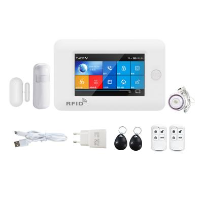 China Smart WiFi GSM Touch Screen Alarm System for Elderly Patient Care Home Security for sale