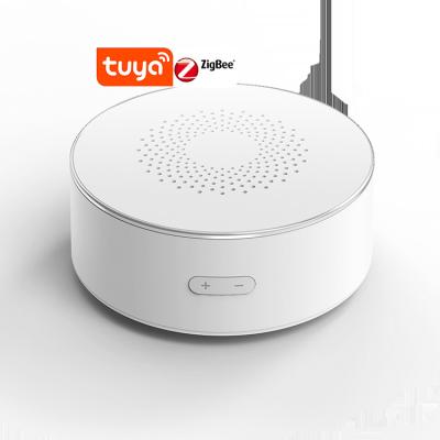 China Zigbee Tuya Wireless Siren Alarm Detector 85dB Sound Light Alert Smart Life App Remote Control for sale