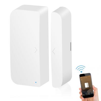 China Tuya Smart WiFi Zigbee Door Sensor Wireless Portable Voice Control Works with Alexa Google Home for sale