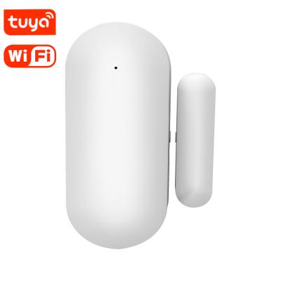 China Tuya Smart WiFi Magnetic Door Sensor with App Notification Remote Control for sale