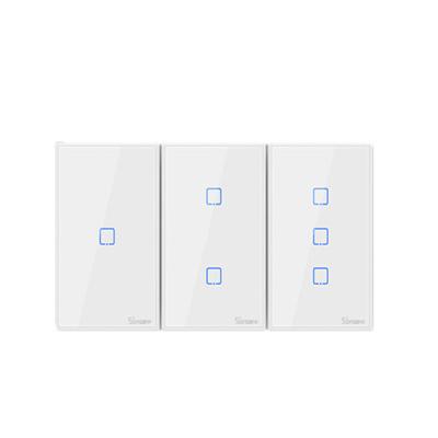 China Sonoff Smart WiFi Wall Light Switch 1 2 3 Gang Touch Remote Control Works with Alexa Google Home for sale