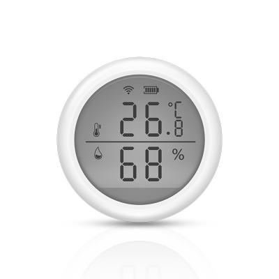 China Tuya Smart WiFi Temperature Humidity Sensor Remote Control 2.4GHz 10m Range for sale