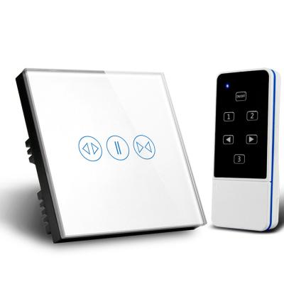 China Smart Home Curtain Switch for Electric Roller Shutter Blind Motor 433MHz Remote Control for sale