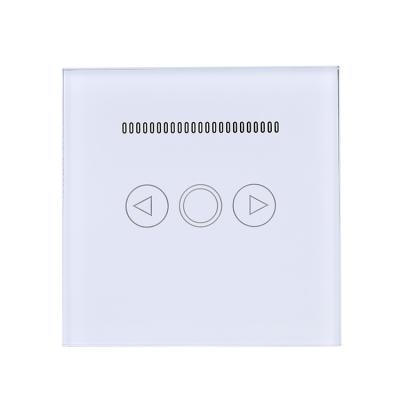 China Smart Home 1000W 1 Gang Touch Dimmer Switch UK EU Standard Wall Light Dimmer for sale