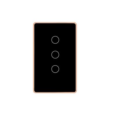 China Smart WiFi Zigbee Touch 2 Gang Wall Switch for IoT Smart Home Lighting Control for sale