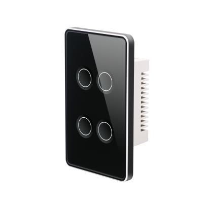 China Glomarket Smart WiFi Wall Switch 1 2 3 4 Gang Tuya Compatible Alexa Google Home for sale