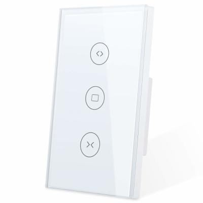 China Glomarket WiFi Smart Curtain Switch Tuya App Voice Control Google Compatible Roller Blinds Garage Shutter 110V 240V for sale