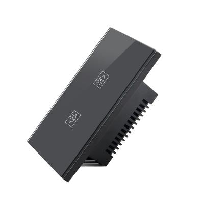 China Smart WiFi Wall Touch Switch 1 2 3 Gang Glass Panel Voice Control for Home Automation for sale