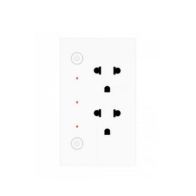 China Glomarket Smart WiFi Power Wall Socket 2 Gang with App Remote Control 16A for sale