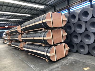 China 650mm UHP Graphite Electrode 26 Dia USA UK Needle Coke Carbon Black for EAF Steelmaking for sale