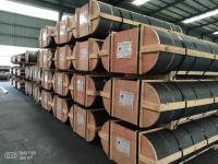 China 700cm Ultra High Power Graphite Electrodes 374T4L 374T4N Nipple 1.86 g/cm3 Density for sale