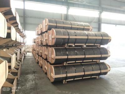 China UHP Grade Graphite Electrode 28 Inch Diameter for Electric Arc Furnace Steel Smelting for sale
