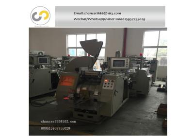 China Sharp bottom paper bag making machine with four colors printing online for KFC,fast food for sale