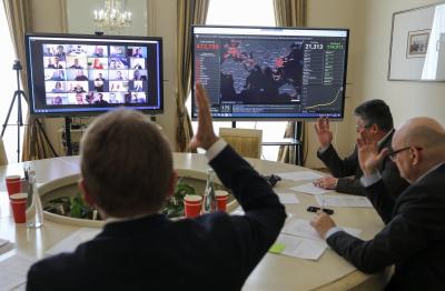 China Application Prospect of Video Conference System in Government for sale