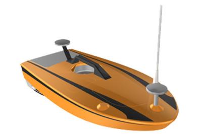 China Hawkvine USV009 Dual Brushless Carbon Fiber Sontek River Surveyor Topographic Boat 2m for sale