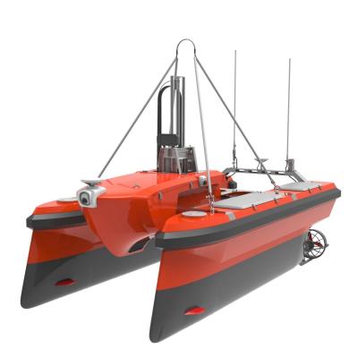 China Hawkvine USV013 Oceanographic Survey Ship 60Ah Battery Aluminum Carbon Fiber Hull for sale