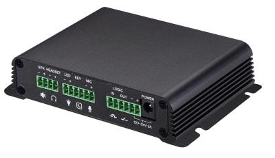 China SIP Paging Intercom Gateway for IP Broadcasting System 10W Audio Output for sale