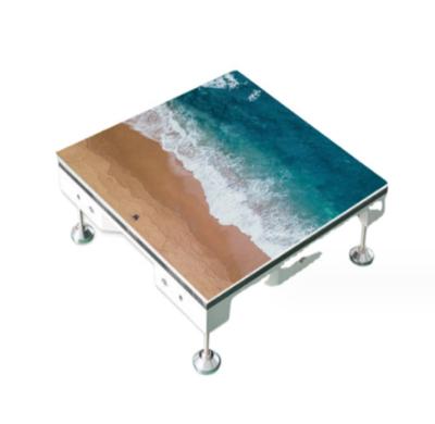China P3.91 Interactive LED Dance Floor with 1.5-2 Tons/m² Load Capacity and IP65 Rating for sale