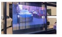 China High Brightness Transparent LED Panel Display 5000 Nits 70-85% Transparency for Glass Window Video Screen for sale