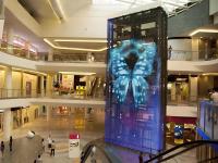 China High Brightness Transparent LED Panel Display 5000 Nits 70-85% Transparency for Glass Window Video Screen for sale