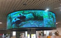 China P3 LED Flexible Billboard Screen with 3mm Pixel Pitch and 1920-7680Hz Refresh Rate for Creative Displays for sale
