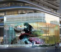 China P3.91-7.82 Indoor Transparent LED Screen 7680Hz Refresh Rate 75% Transparency 800cd/㎡ Brightness for sale