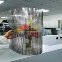 China YUYI P8 Transparent Flexible LED Film Screen 92% Transmittance 100000H Lifespan IP33 Waterproof for sale