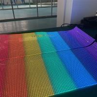China YUYI Flexible LED Film Screen P6 P8 P10 with 3840Hz Refresh Rate and 95% Transparency for Indoor Display for sale