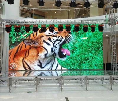 China P3.91 P4.81 Indoor Rental LED Display Wall Stage Backdrop Seamless Splicing 500x1000mm Cabinet for sale