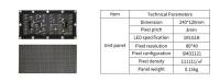 China P2.5 P3 P4 LED Display Module 192x192mm with 111,111 Dots/Sqm Density and 1920Hz Refresh Rate for Meeting Rooms for sale