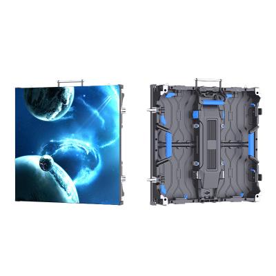 China P2.6 Outdoor Rental LED Display 500x500mm Cabinet Waterproof Video Wall for sale